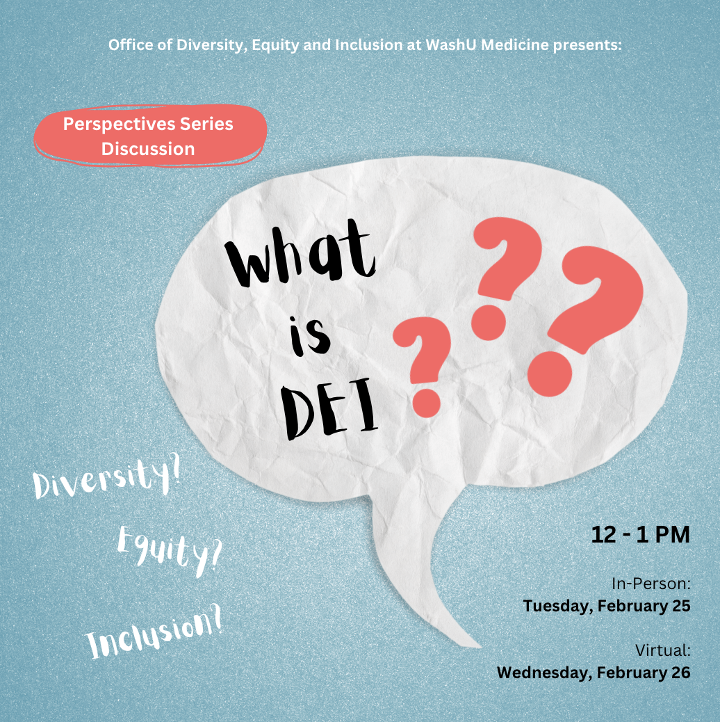 Perspectives: What is Diversity, Equity, and Inclusion (DEI)? (Virtual ...